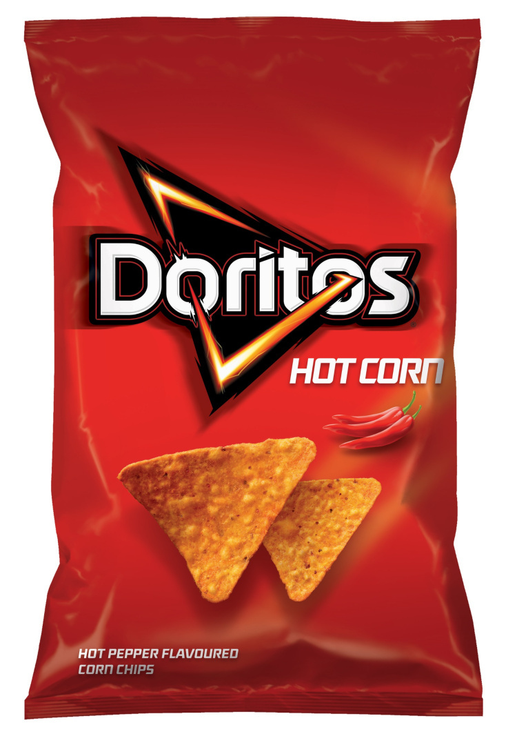 DORITOS Nachosy HOT CORN 100G JESZ.TO